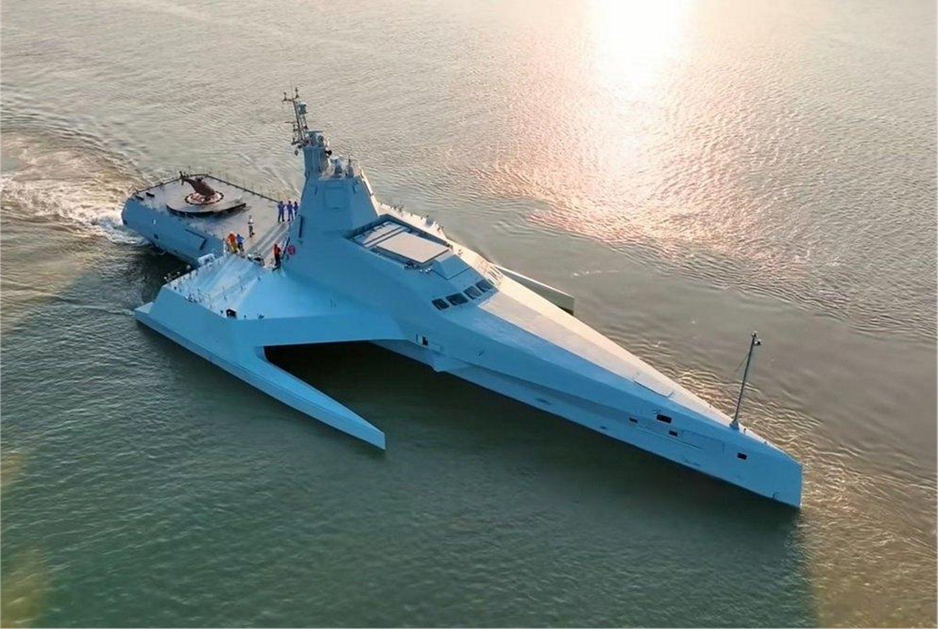 China’s JARI USV A Orca Unmanned Vessel with VLS revealed at Zhuhai